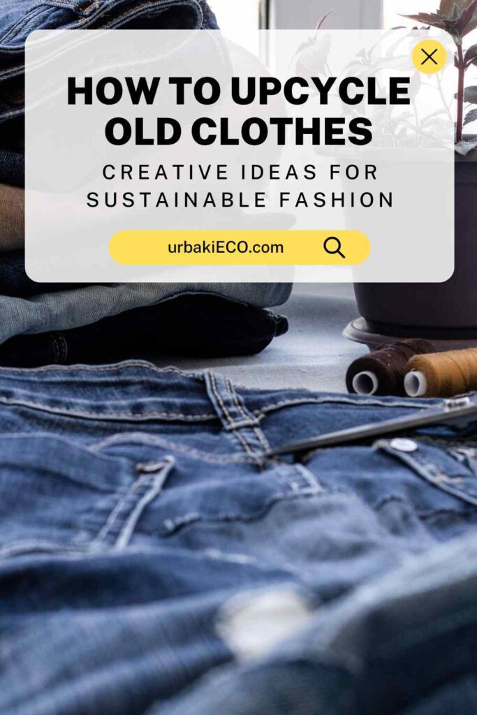 How to Upcycle Old Clothes: Creative Ideas for Sustainable Fashion